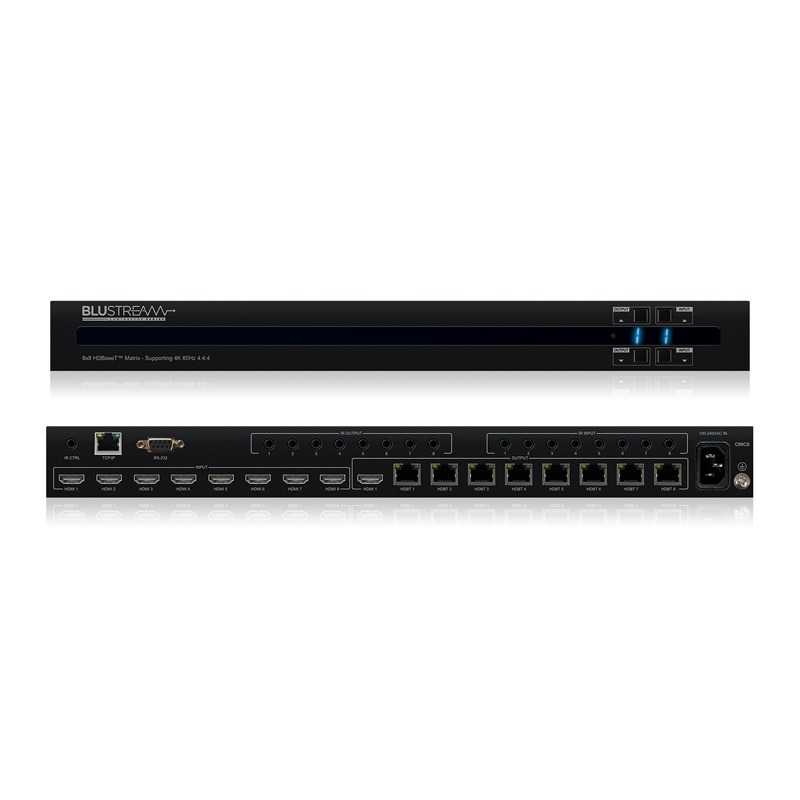 C88CS - 70m Contractor 8x8 HDBaseT™ CSC Matrix by Blustream - Procom ...