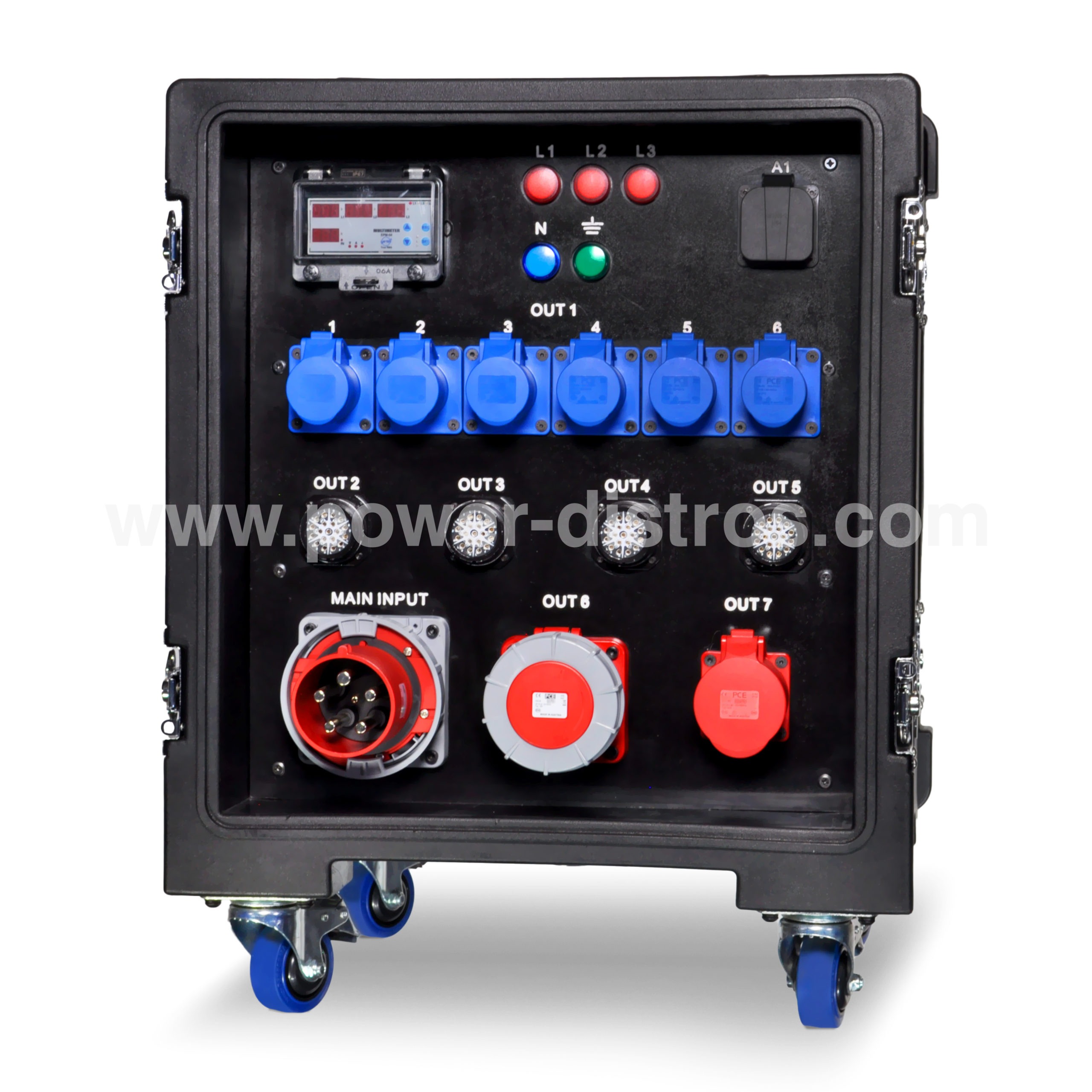 MD125-010RCBO - 125A Main Distribution Box by Power Distros - Procom ...